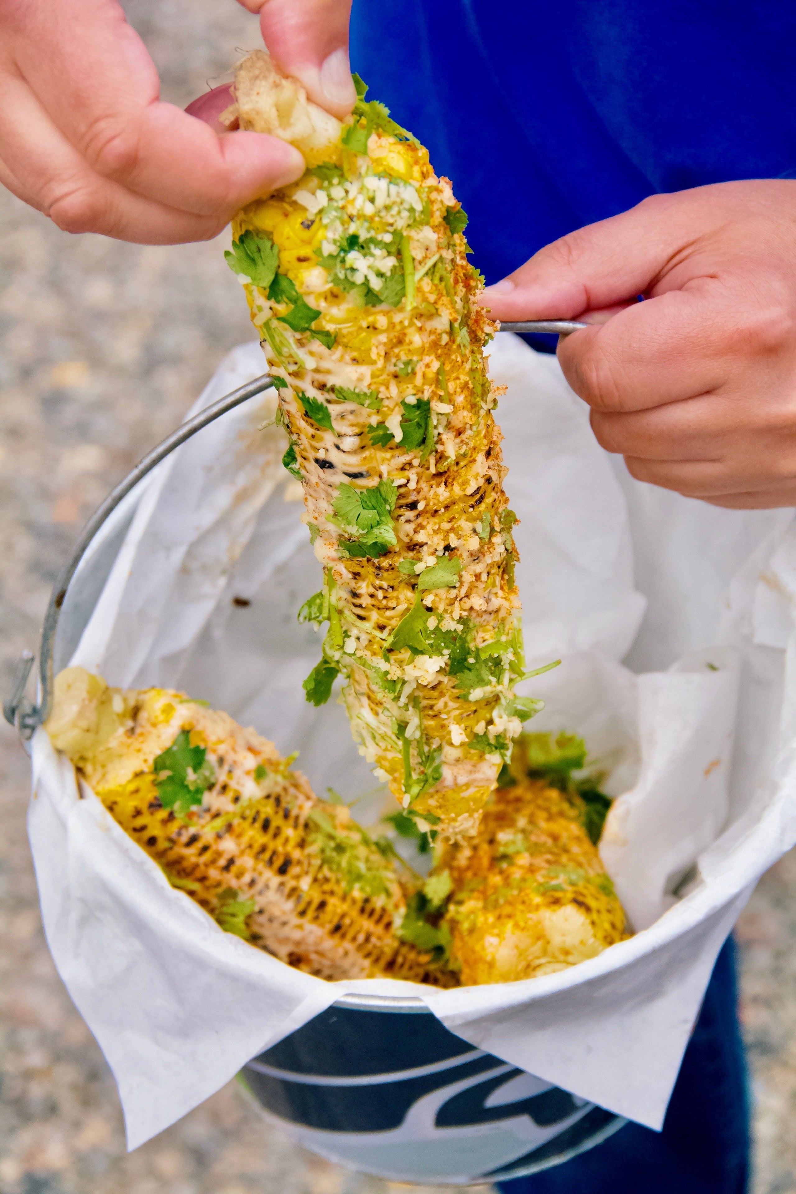 Famous Roasted Street Corn | Paseo Restaurants and Catering